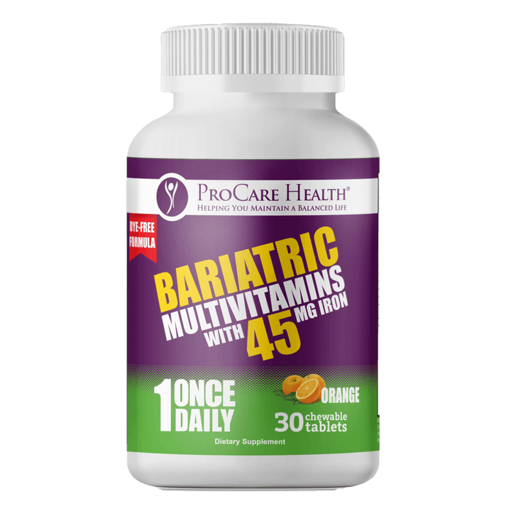 Chewable Multivitamins with 45mg Iron - Dye-Free Orange