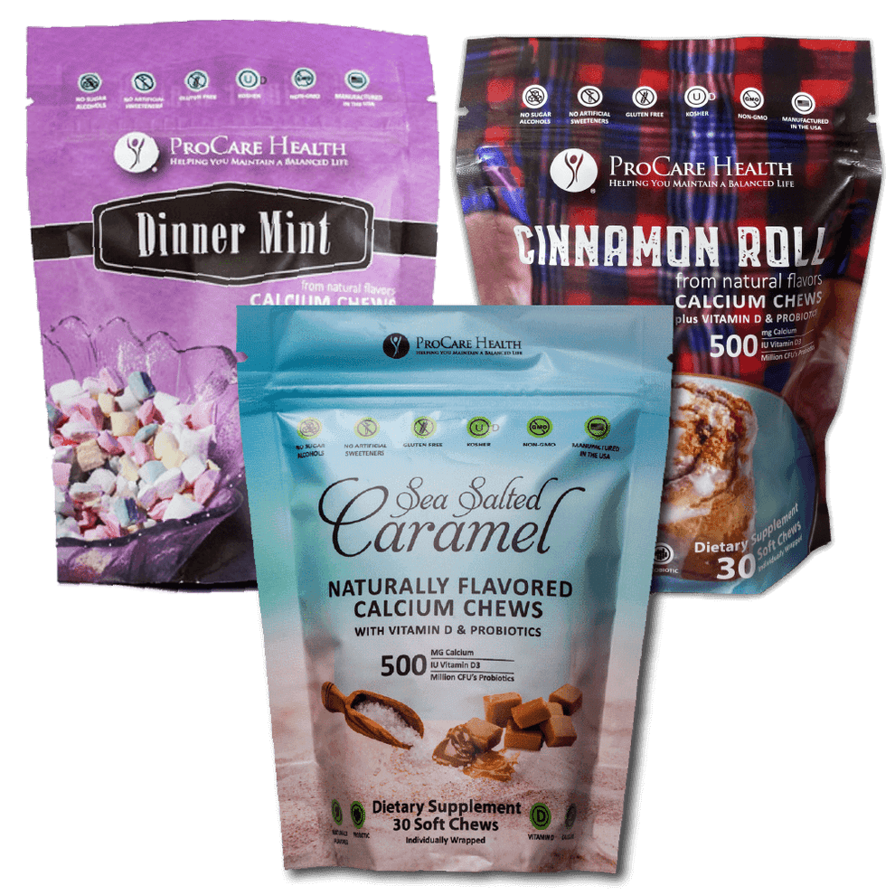 Calcium Soft Chews Variety Pack | 90 Count