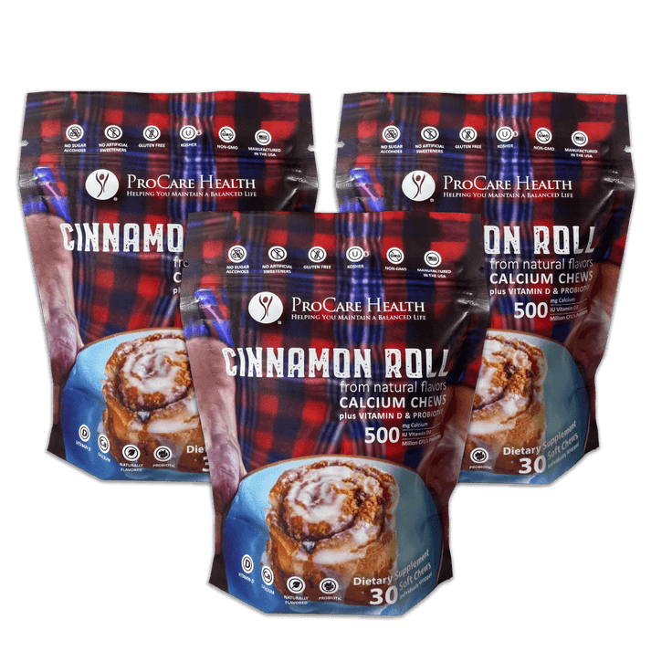 Calcium Soft Chew | Cinnamon Roll
