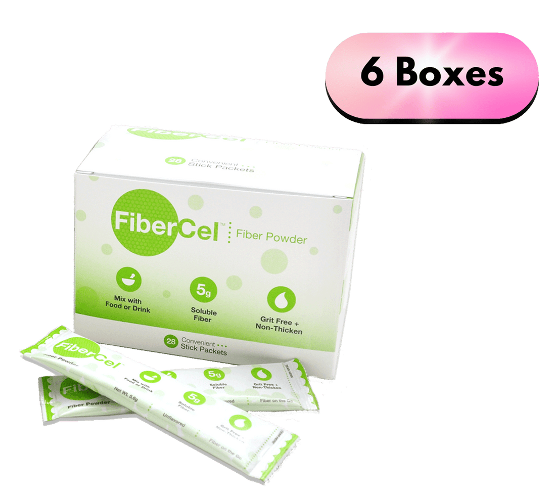 FiberCel Powdered Fiber Packets for Diet Mixes