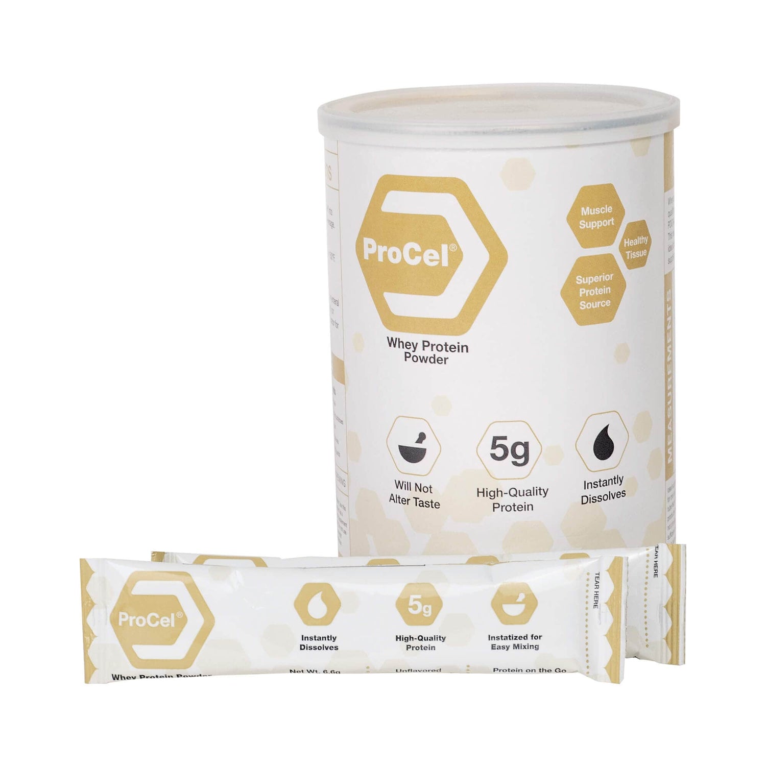 ProCel Unflavored Whey Protein Powder | 10oz Canister | Pro Care Now